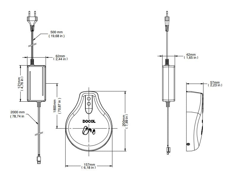 Acabamento para Válvula de Descarga Sensor 00503806 Docol - Casa Mimosa