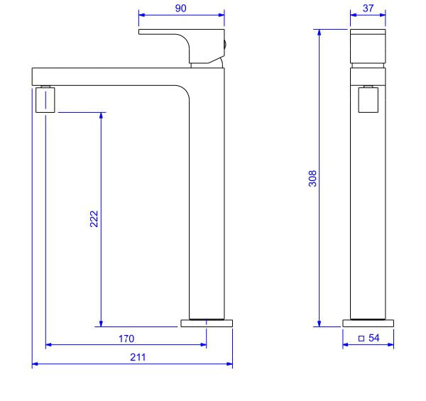 Misturador Monocomando de Mesa p/Cozinha 2270.C90 Unic Deca - Casa Mimosa